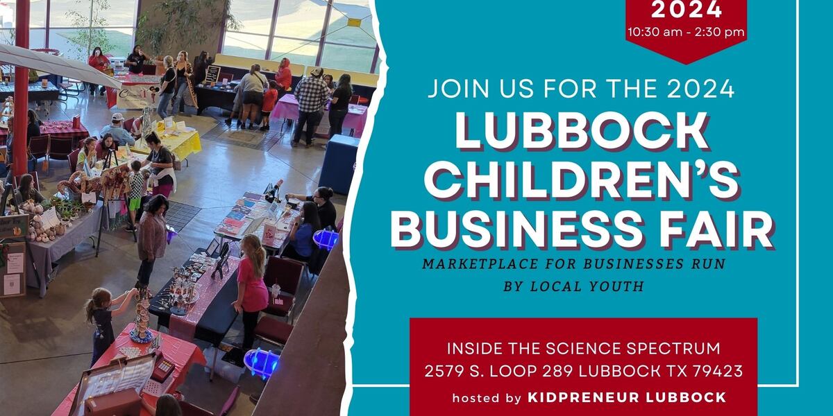 Noon Notebook: Lubbock Children's Business Fair Noon Notebook: Lubbock Children's Business Fair